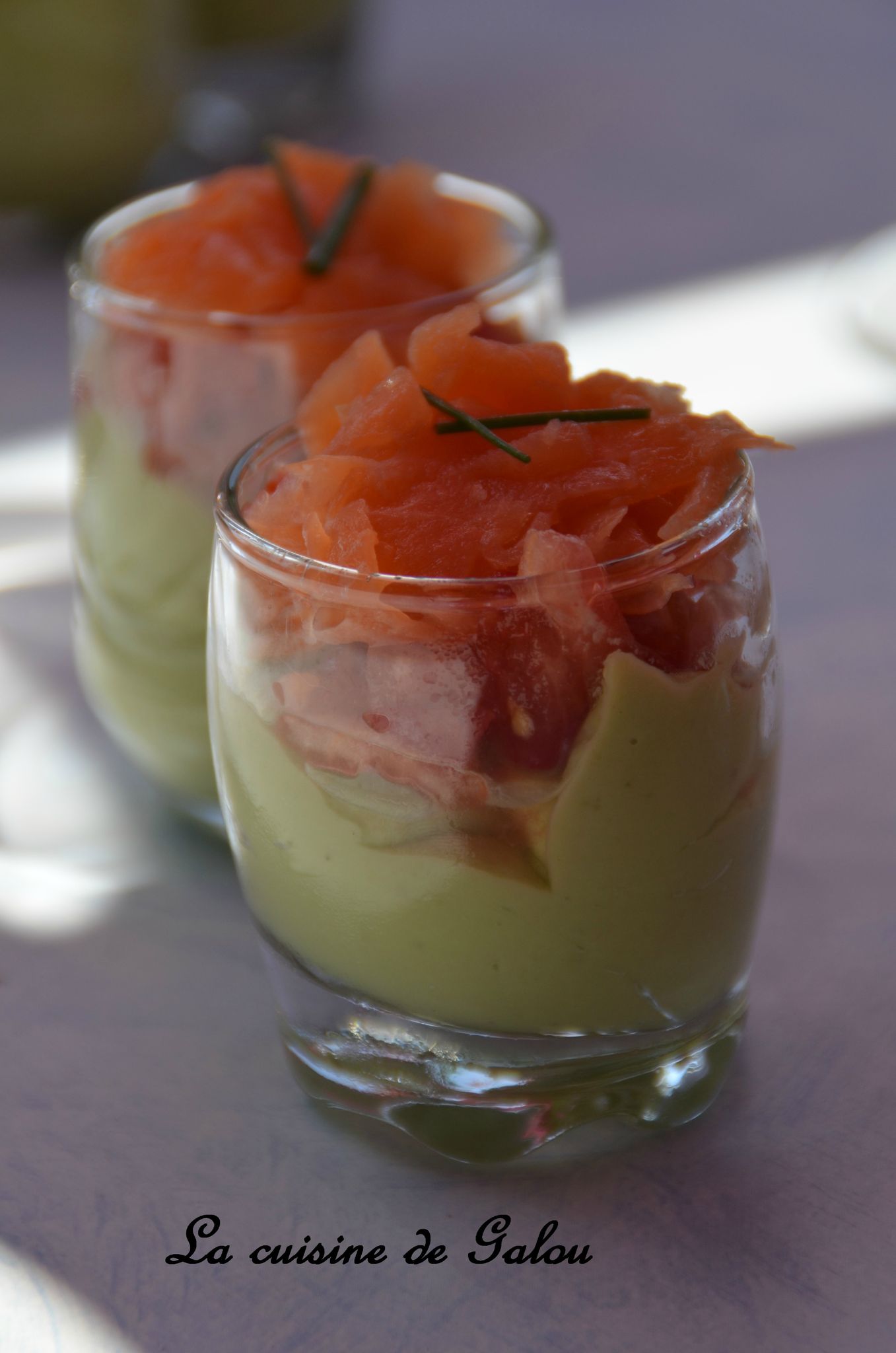 Verrines Avocats Tomates Et Saumon La Cuisine De Galou