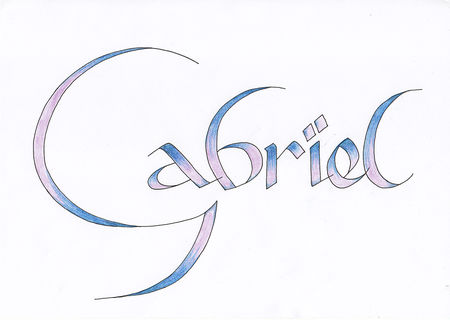Gabriel - L'association Emily Calligraphy